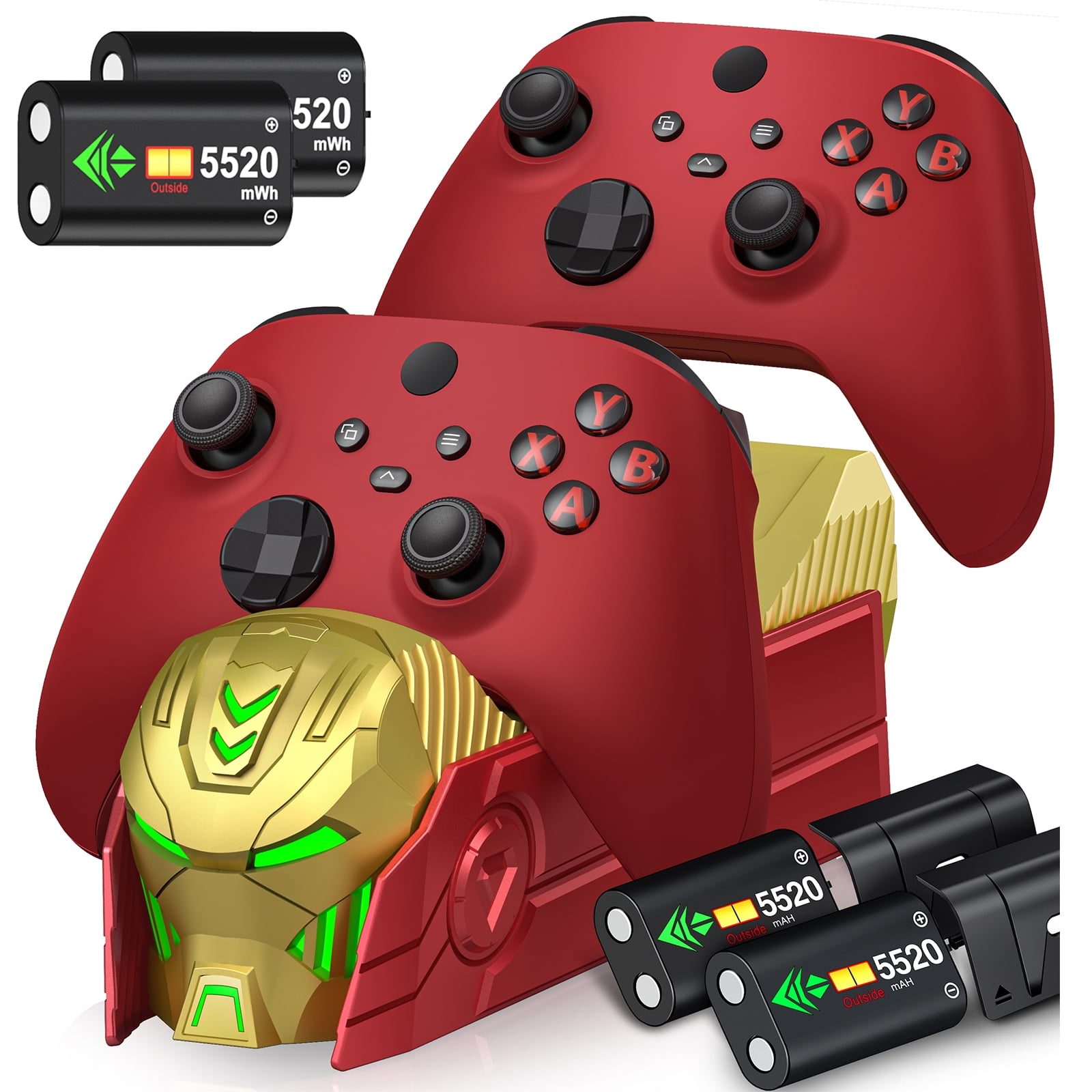 ESYWEN Xbox Controller Charging Station, Xbox Controller Charger with 4 ...