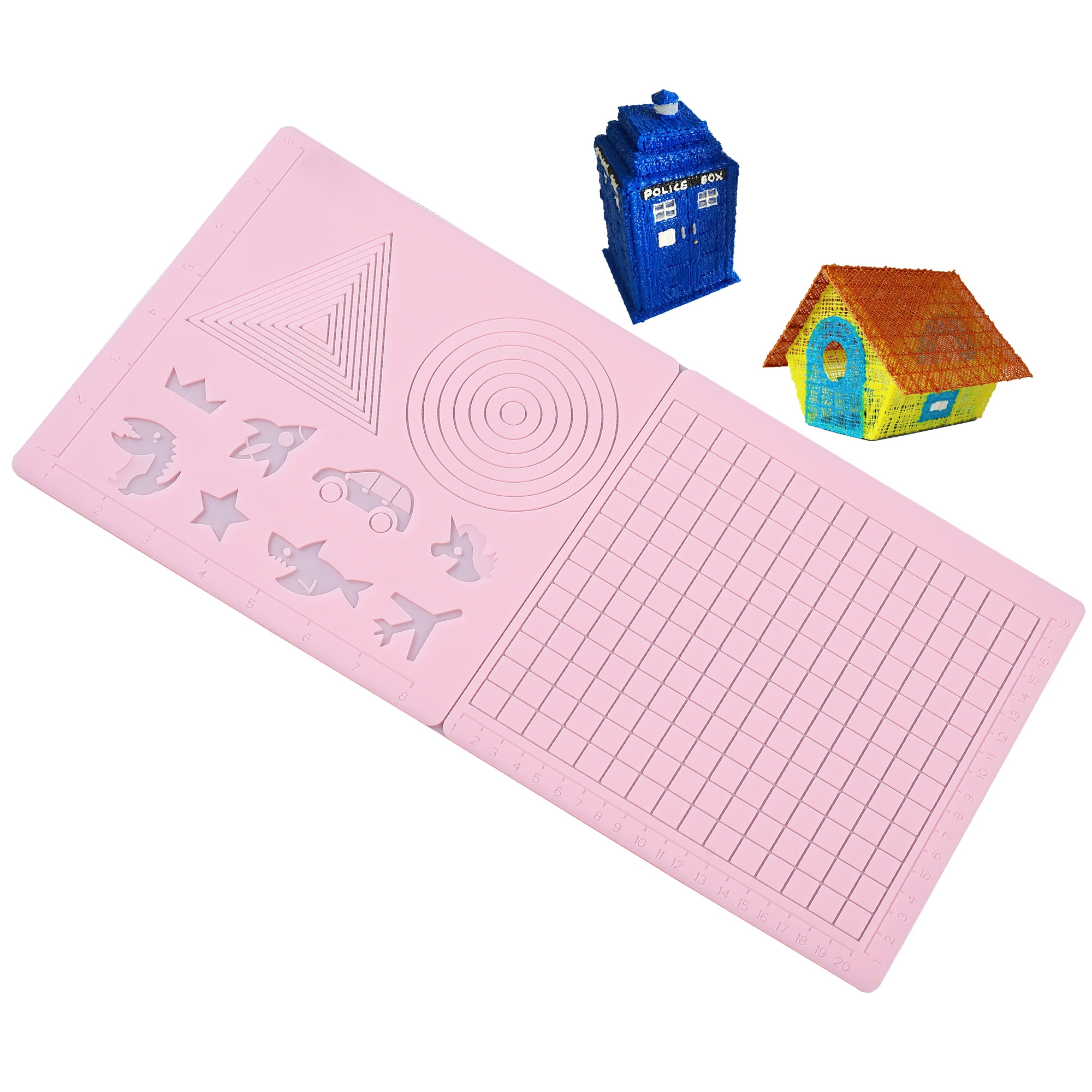 ESquareOne 3D Printing Mat for Kids, Adults - 16.7x7.9-inch Triangles ...