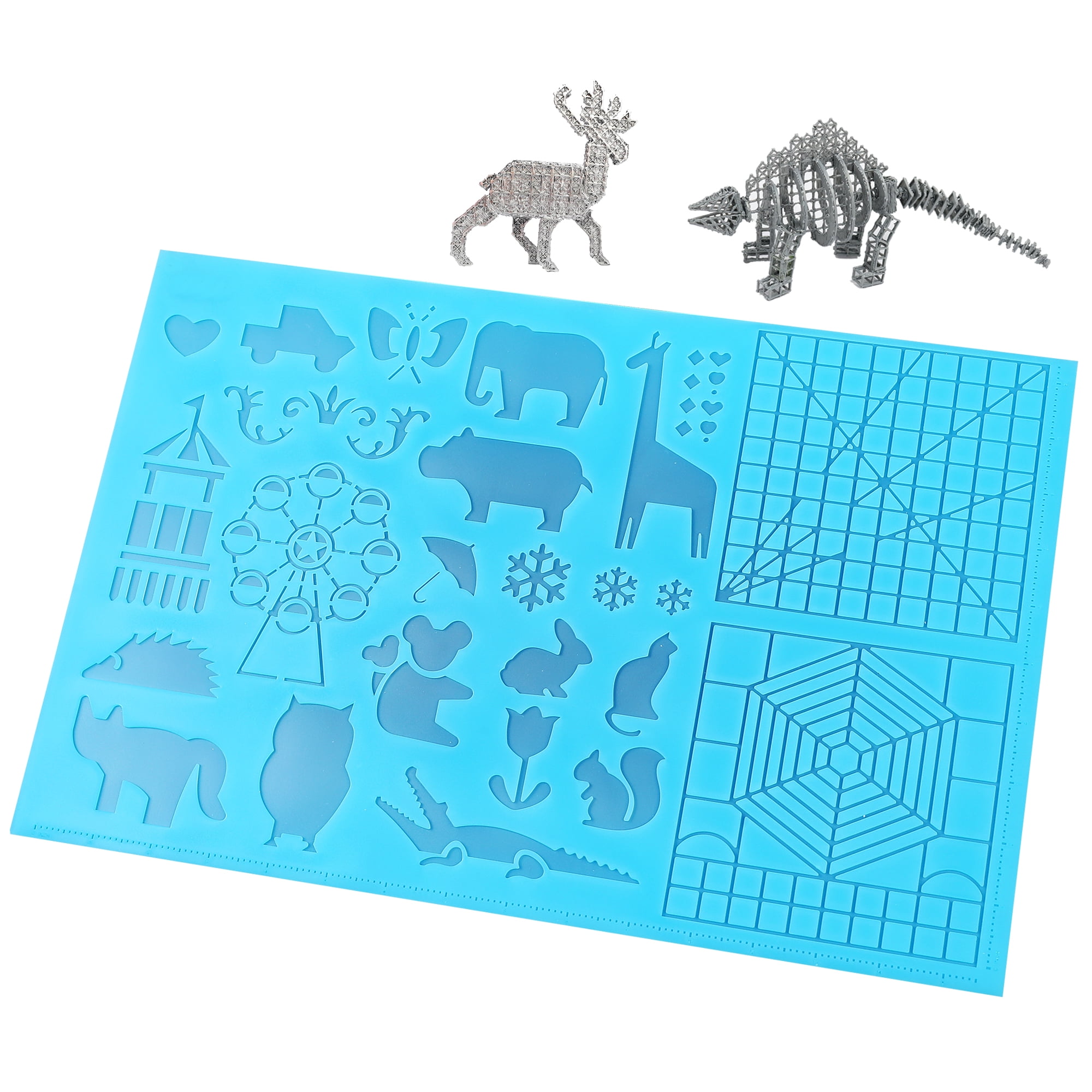ESquareOne 3D Printing Pen Mat for Kids, Adults - 16.3x10.8-inch Animal ...