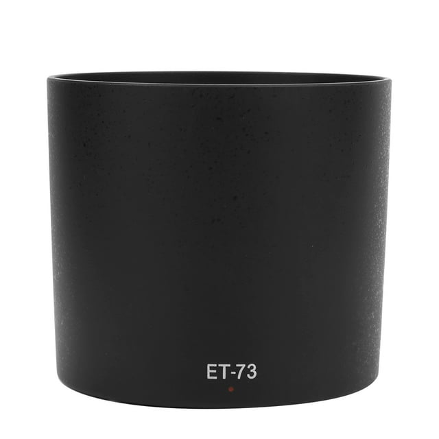 ET-73 Plastic Black Camera Mount Lens Hood Fit for Canon EF 100mm f/2 ...