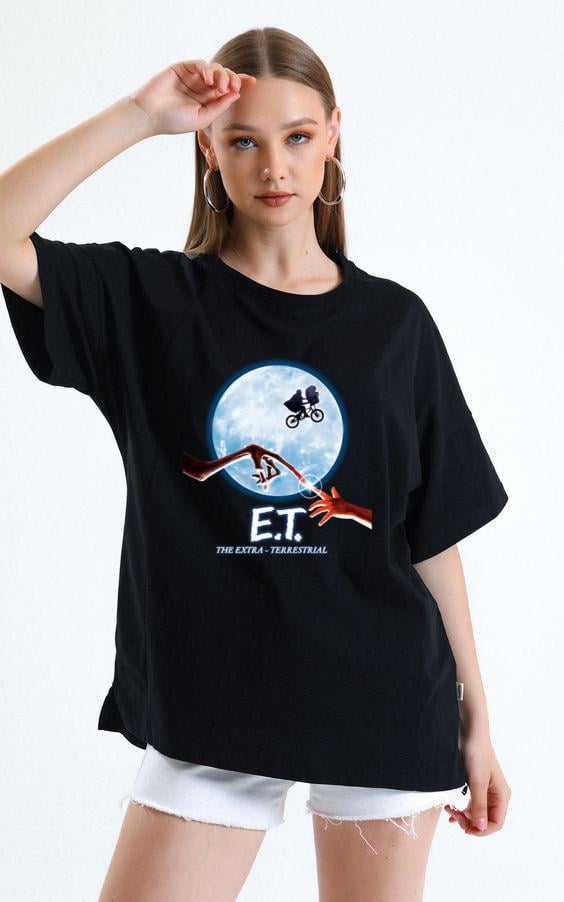ET The Extra Terrestrial Spielberg Movie Sci Fi Alien Classic Family Film T-Shirt V51382, for ...