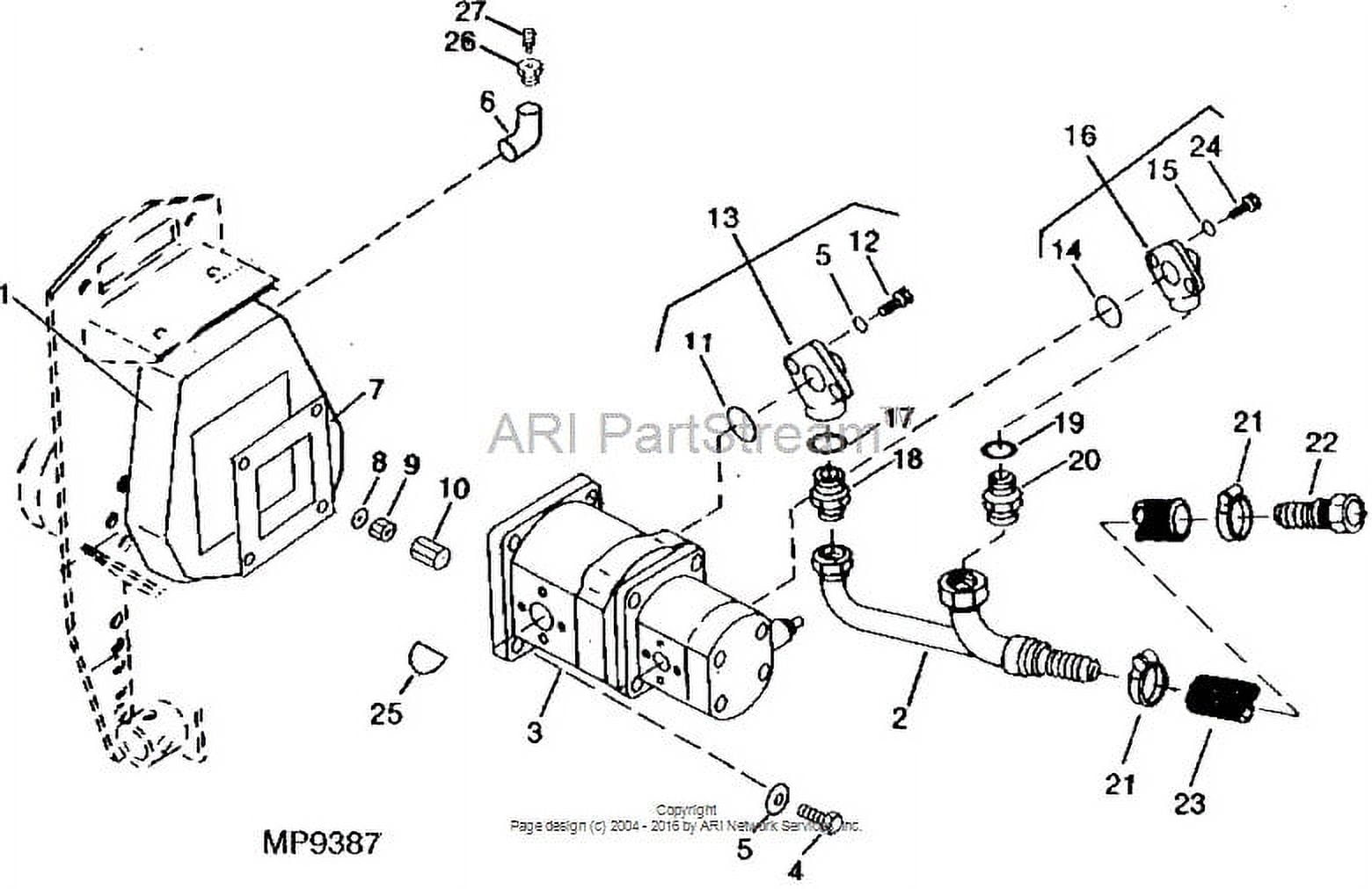 ET12584 KIT GEAR CASE SERVICE fits JOHN DEERE (New OEM) - Walmart.com