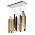 ET2 E10017-MPLT Flute LED 36 in. Multiple Linear Pendant Ceiling Light ...