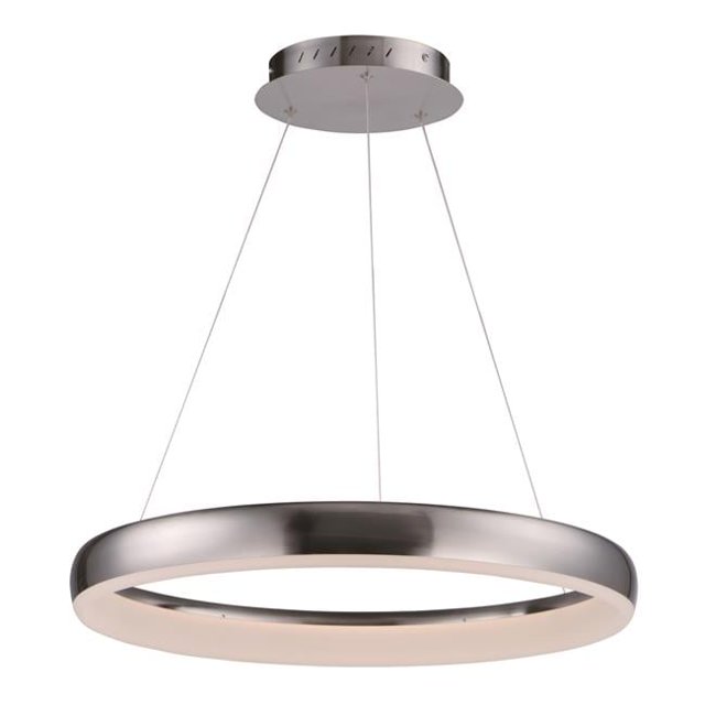 ET2 E10030-SN 24 in. Inner Tube LED Single Pendant Ceiling Light, Satin Nickel - Walmart.com