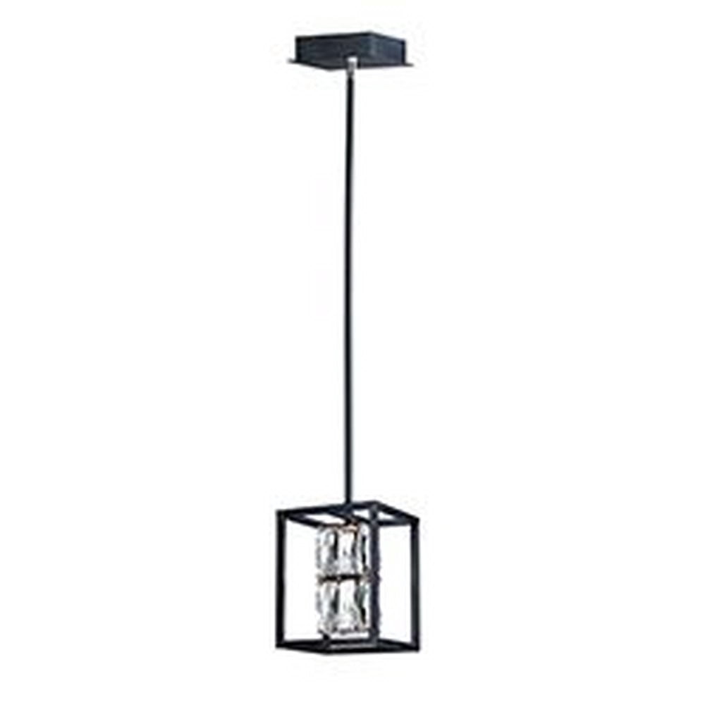ET2 Lighting E23301-20BK Zephyr LED 1-Light Pendant - Black - Walmart.com