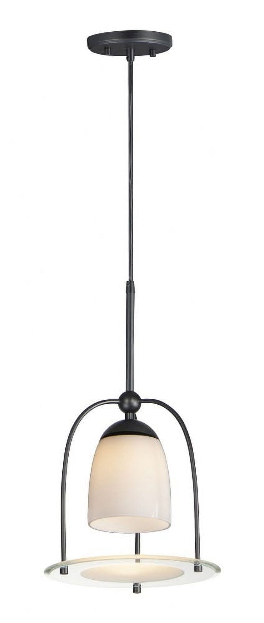 ET2 Lighting E23332-92BK 10 in. Focal Point LED Pendant, Black ...
