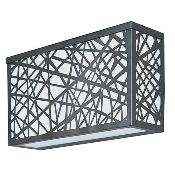 ET2 Lighting Inca - 24W 4 LED Large Exterior Fixture, Bronze Finish ...