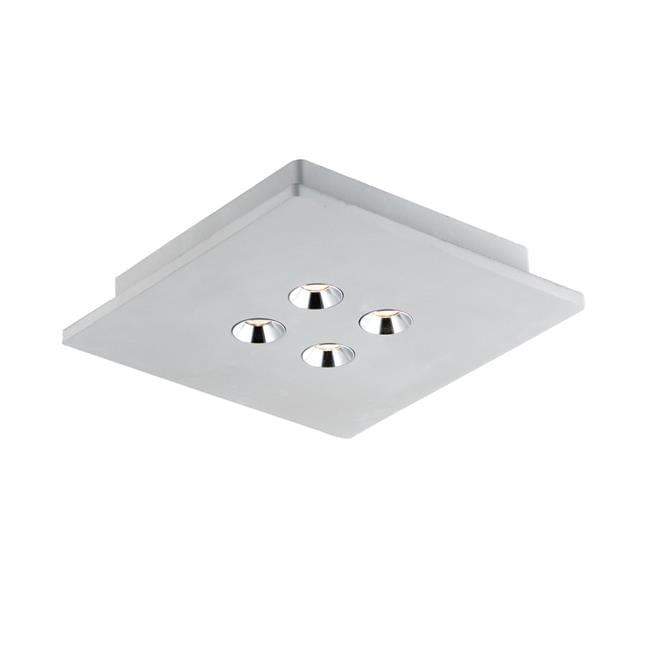 ET2 Lighting Peg 4-Light LED Flush Mount - Gray - Walmart.com