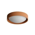 ET2 Souffle LED Flush Mount, 25W, Terracotta, Steel, 13.75x3.75 ...