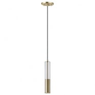 ET2 Lighting E24914-BKSBR 16 in. Fungo LED Pendant in Black & Satin Brass - Walmart.com