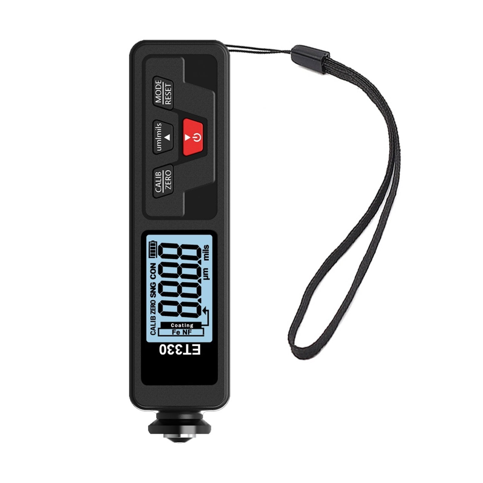 ET330+Zn Car Paint Coating Thickness Gauge Car Paint Electroplate Metal ...