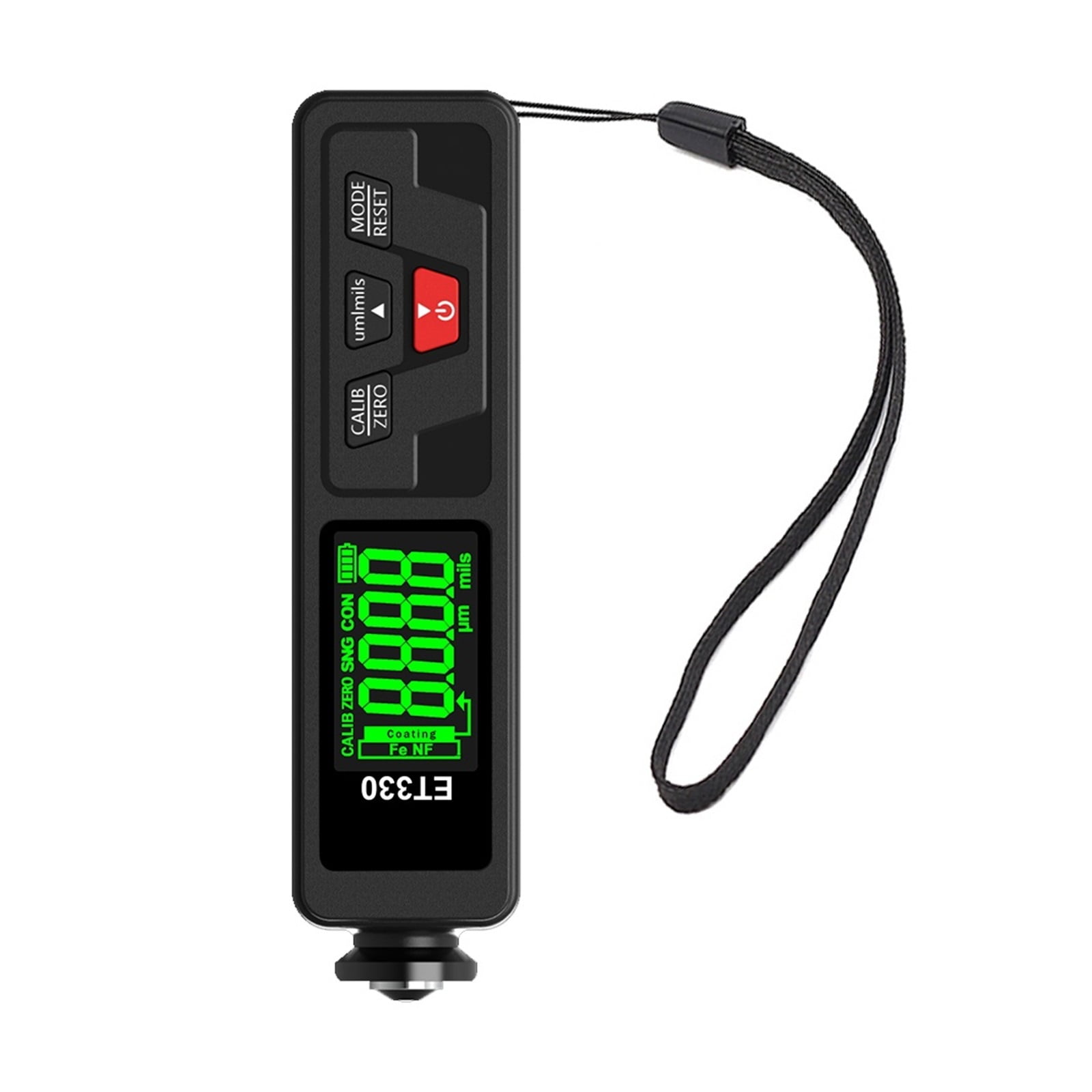 ET330+Zn Car Paint Thickness Gauge Electroplate Metal Coating Thickness ...