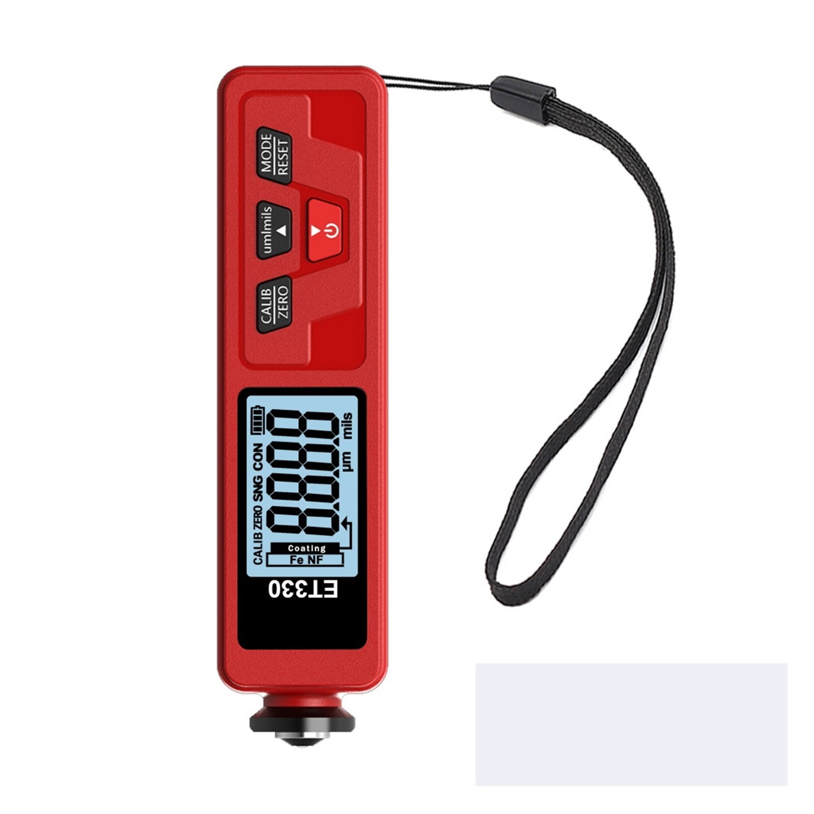 ET330+Zn Car Paint Thickness Gauge Electroplate Metal Coating Thickness ...