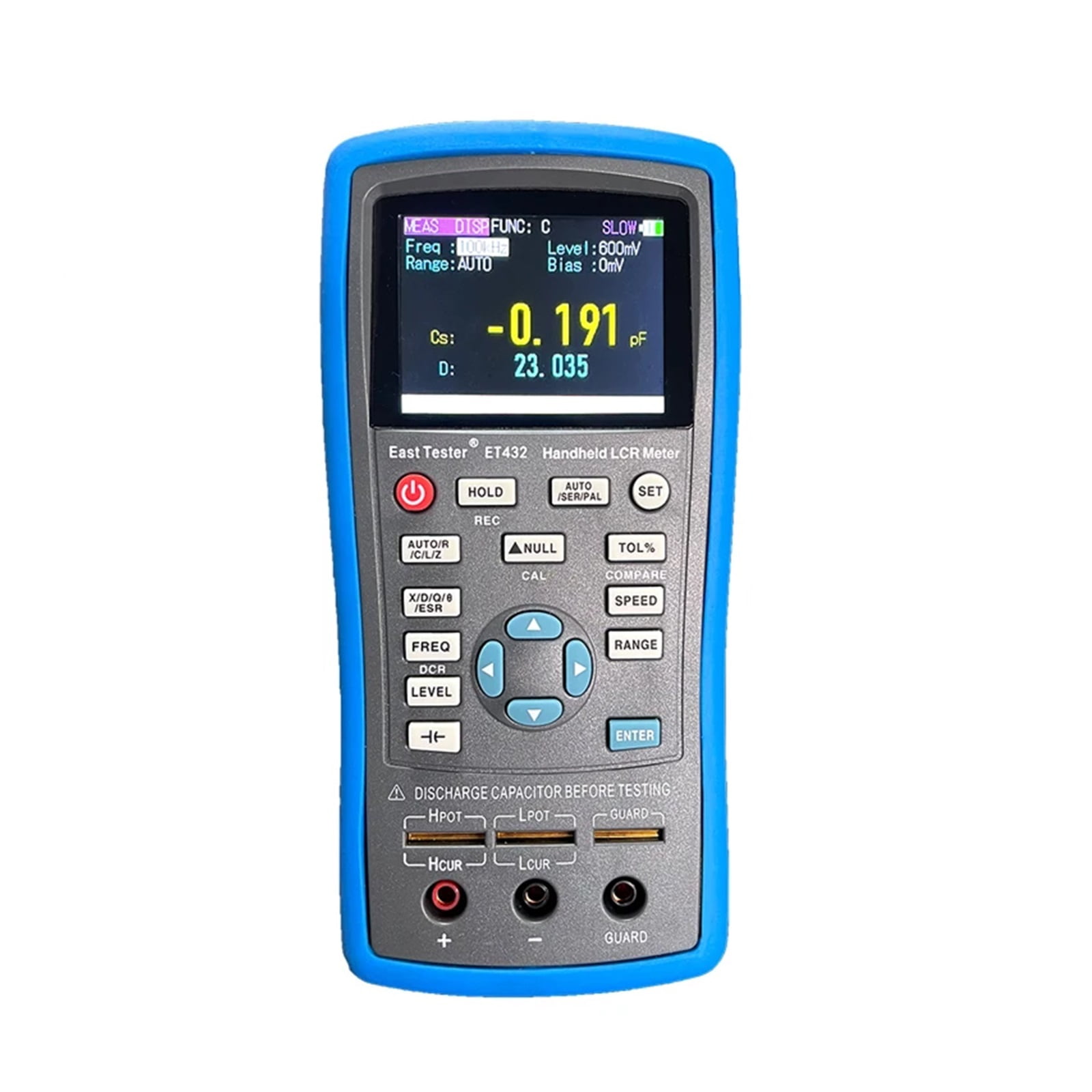 ET43 Series Handheld LCR Digital Bridge Meter Multifunctional High Precision Capacitance ...