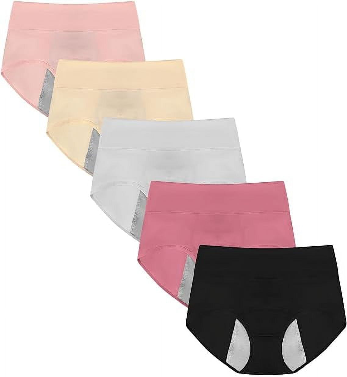 ETAOLINE Women's Period Panties Menstrual Underwear Postpartum Hipster ...