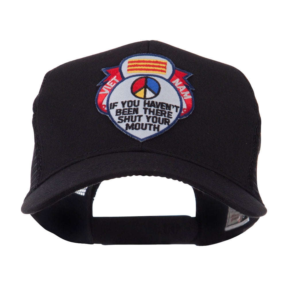 ETC Embroidered Military Patched Mesh Cap - If you OSFM - Walmart.com