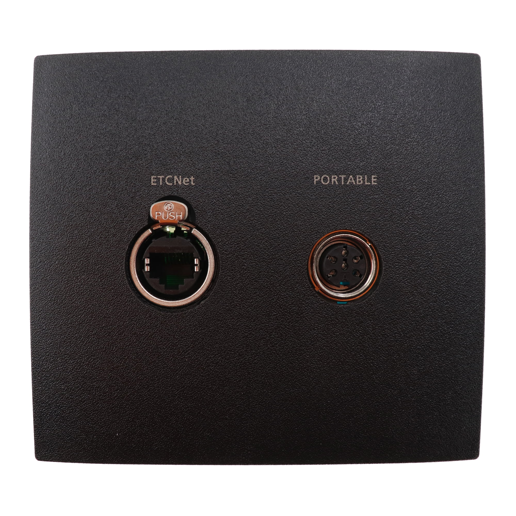 ETC Lighting Systems TL25542-ARCH4 ETCNet and 5-Pin Female XLR Wall-Plate, 2-Gang, Black ...