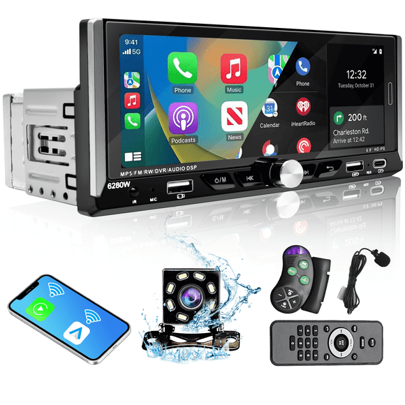 Single Din Touch Screen Car Stereos in Single Din Car Stereos - Walmart.com