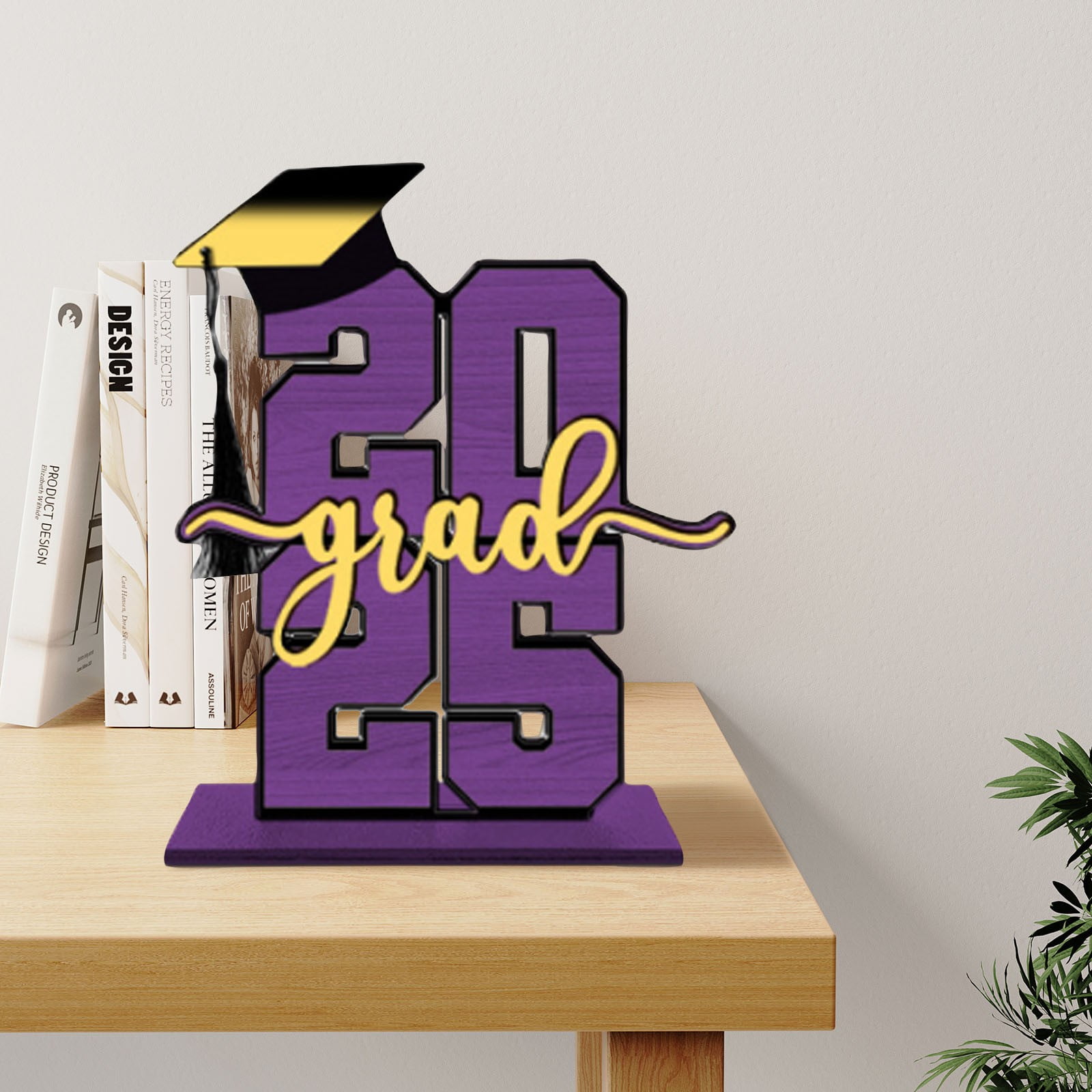 ETCONEN 2025 Graduation Decorations,Class of 2025 Wooden Sign for Grad ...