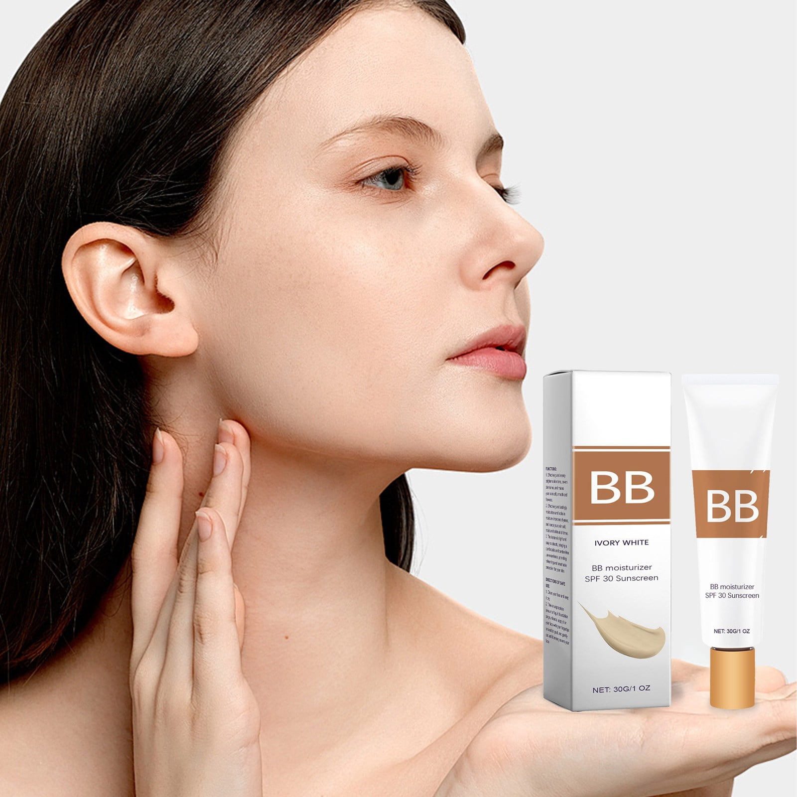 ETCONEN BB Blur Tinted Moisturizer Spf 30, BB Cream Tinted Moisturizer with Broad Spectrum Spf ...