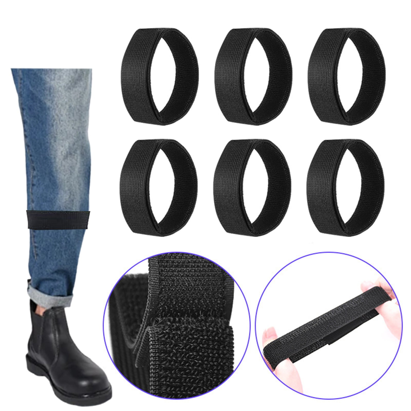 ETCONEN Cowboy Boot Straps Ankle Strap Boot Blousers Boot Snake ...