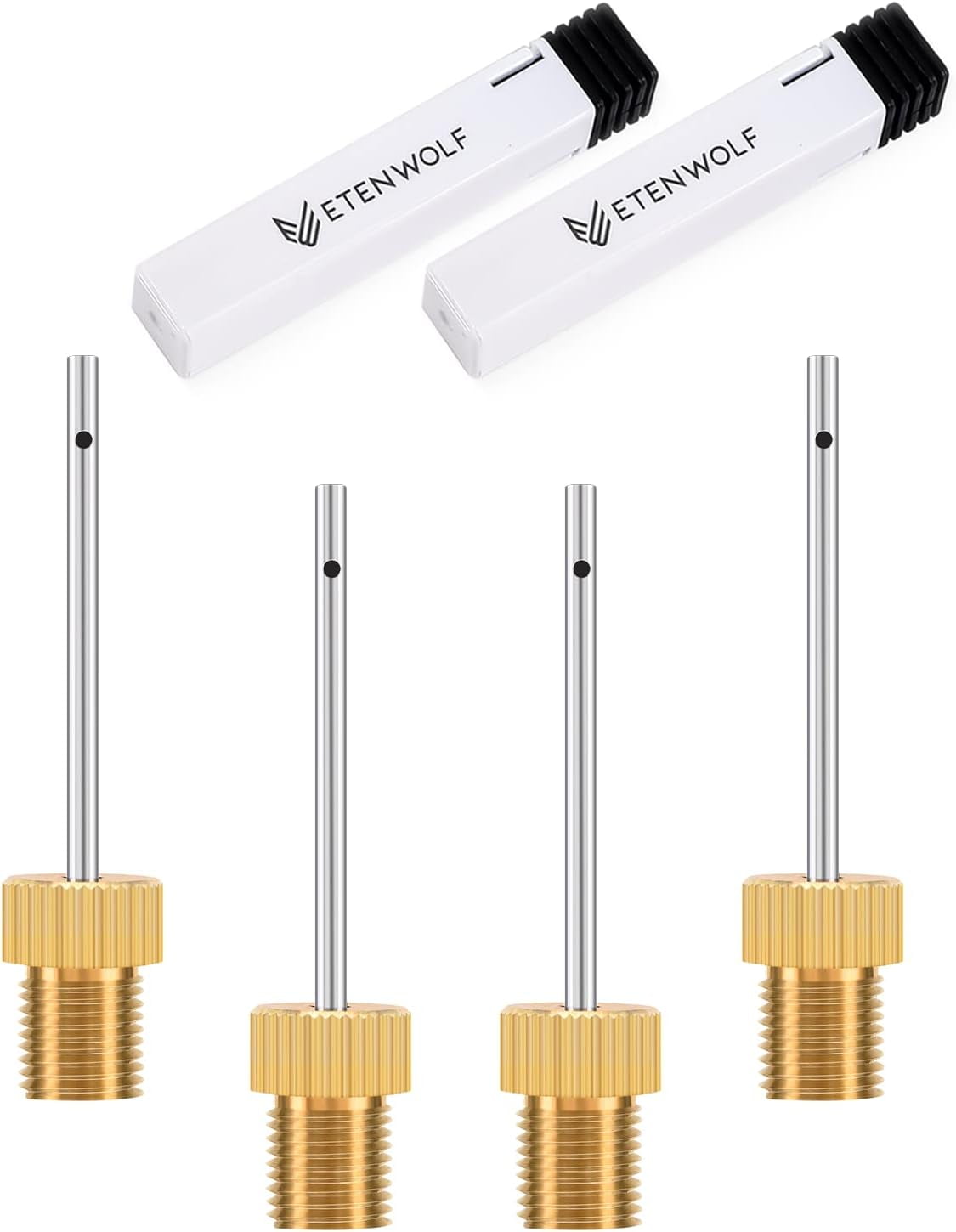 ETENWOLF Brass Ball Pump Needles with Storage Case, No Break Heavy Duty ...