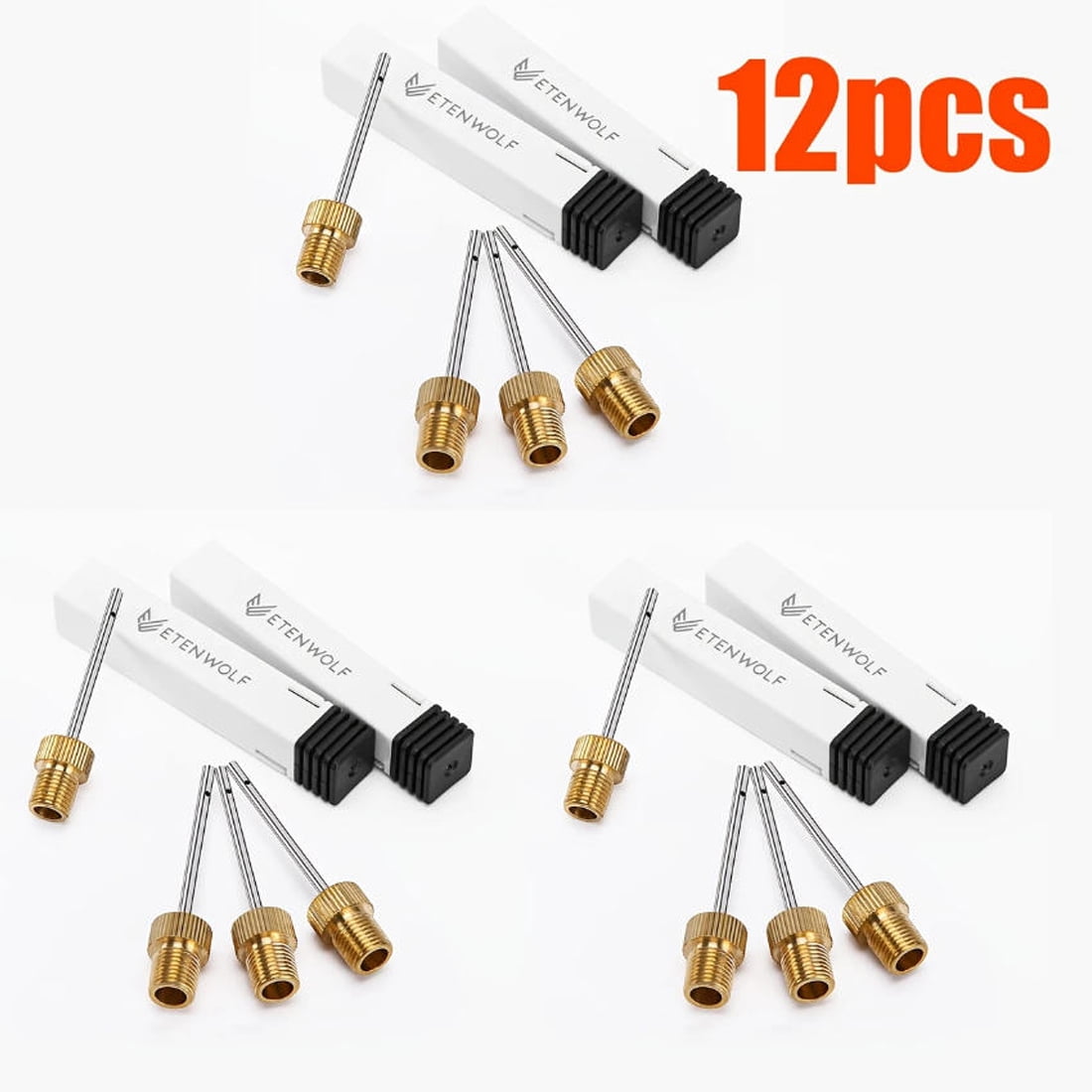 ETENWOLF Brass Ball Pump Needles with Storage Case, No Break Heavy Duty ...
