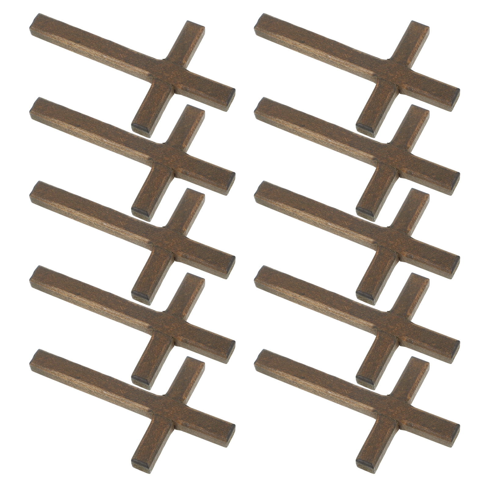 ETEREAUTY 10PCS Prayer Small Crosses Props Wood Cross Handheld Cross ...