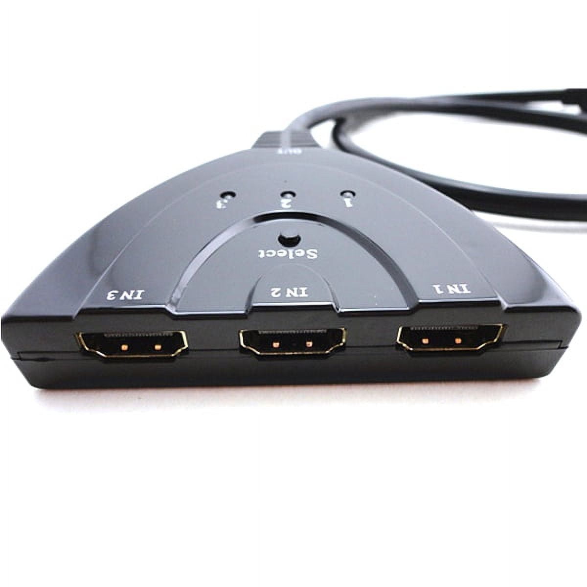 ETEREAUTY 3-Port Selector Splitter Hub Box with 55cm Cable for HDTV ...