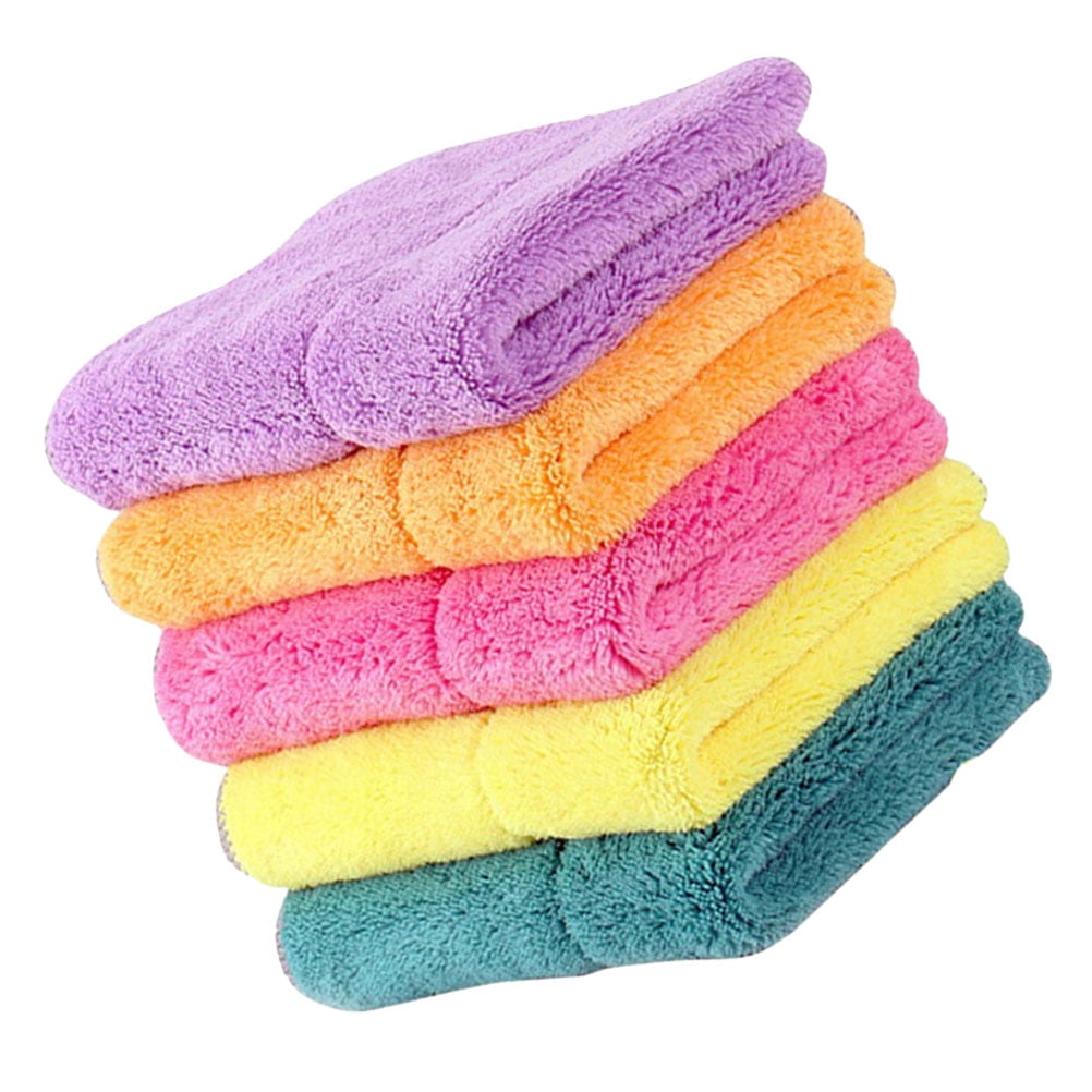 ETEREAUTY 5 Pcs Cleaning Rag Non-shrinking Dishcloths Glassware Child ...