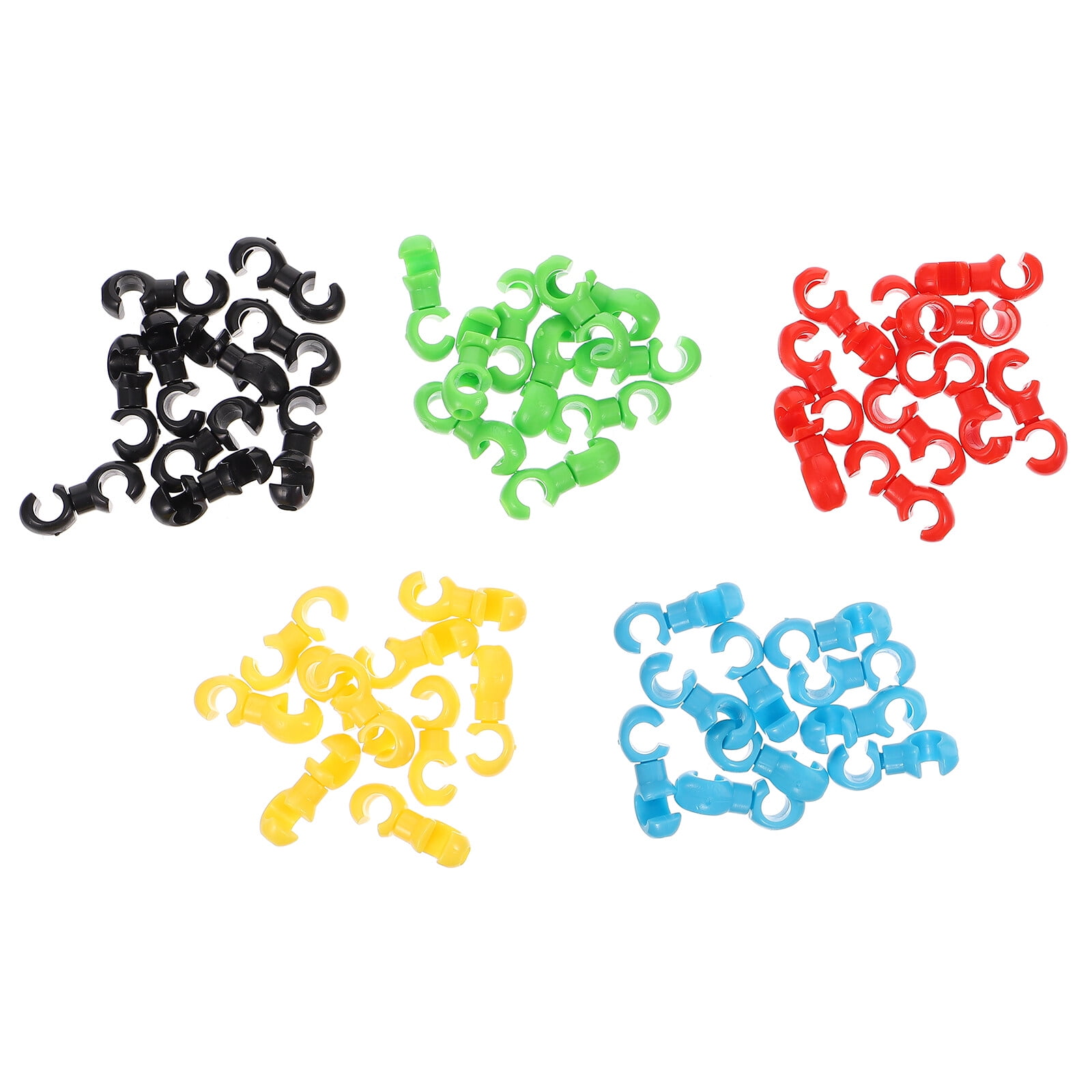 ETEREAUTY 50pcs Wire Clamps Tubing Clips C Shaped Buckle Bike Line ...