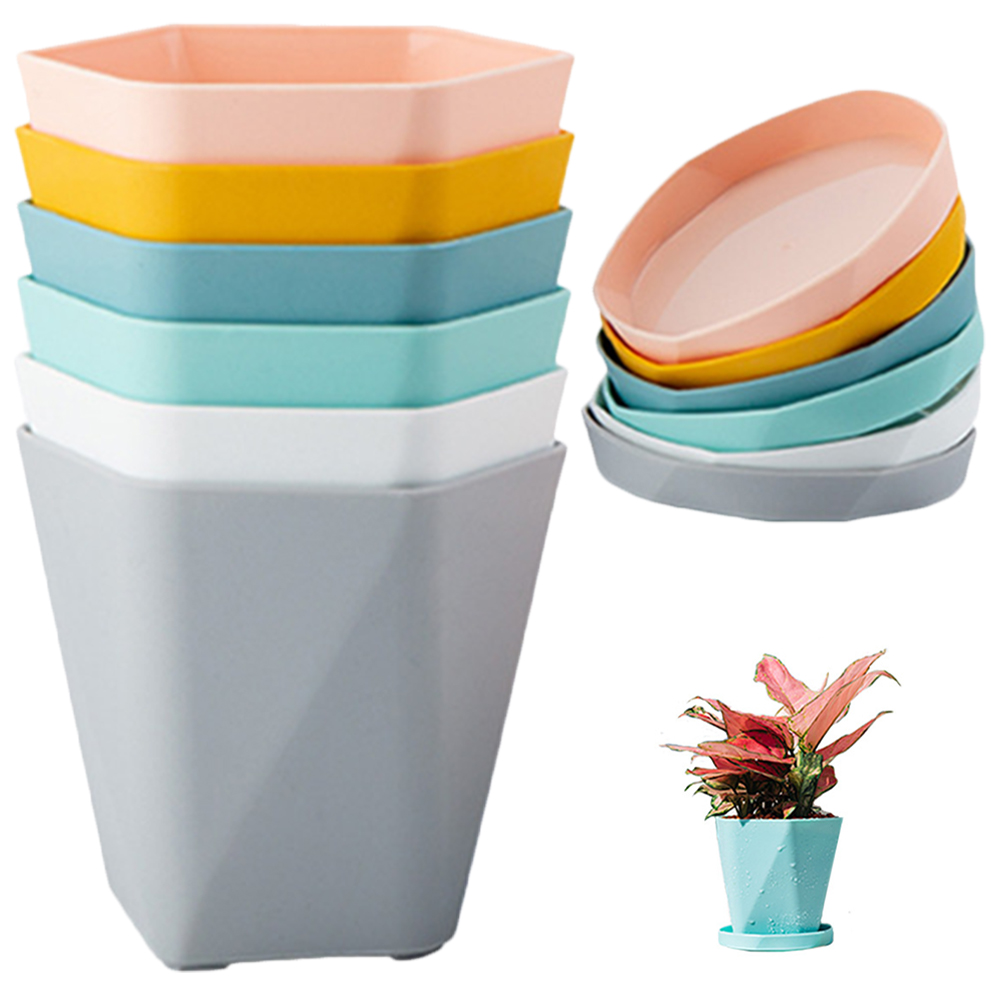 ETEREAUTY 6pcs Gardening Flower Pots Planter Pots Flower Pots Flower ...