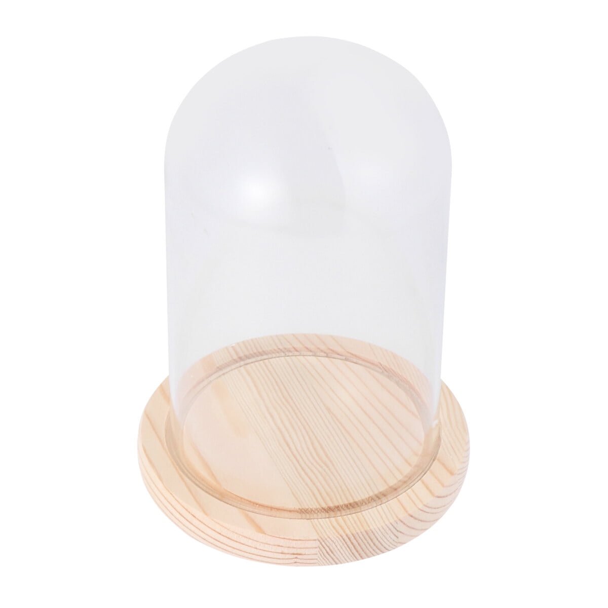 ETEREAUTY 9 X15cm Glass Dome Display Case Small Size Flower Practical ...