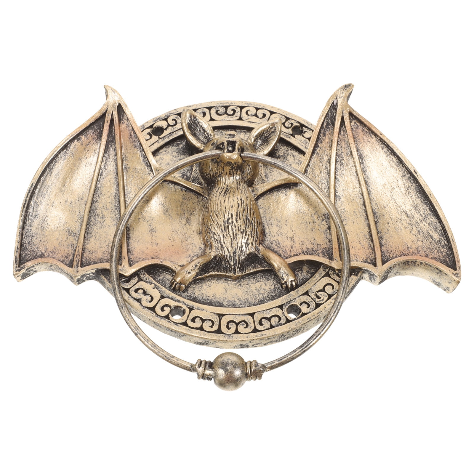 ETEREAUTY Antique Bat Door Knocker, Front Door Handle Decorative Door ...