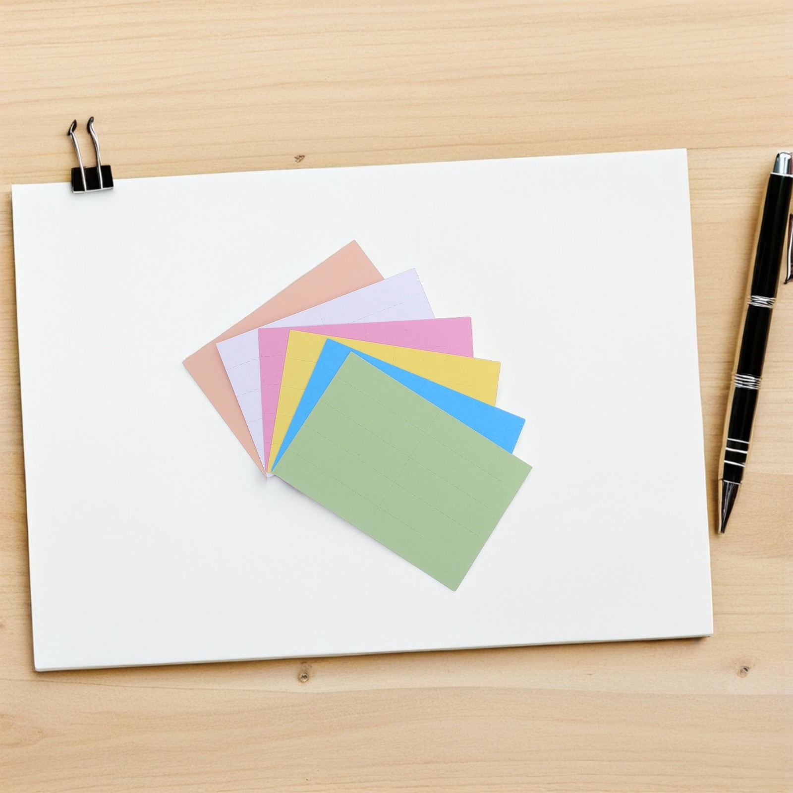 ETEREAUTY Assorted Color Hanging File Folder Labels with Writable ...