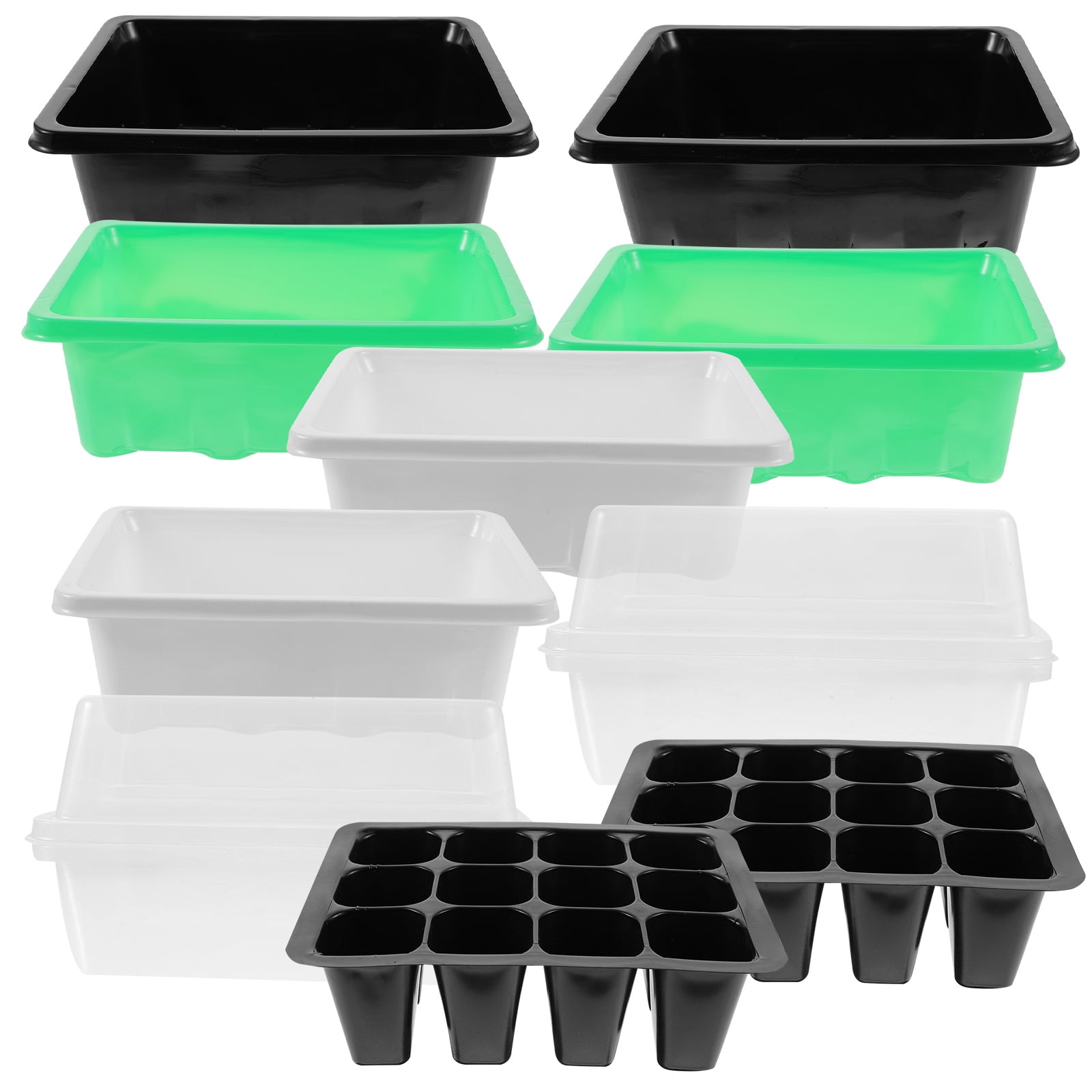 ETEREAUTY Seedling Box Plant Cutting Tray Greenhouse Starter Container ...