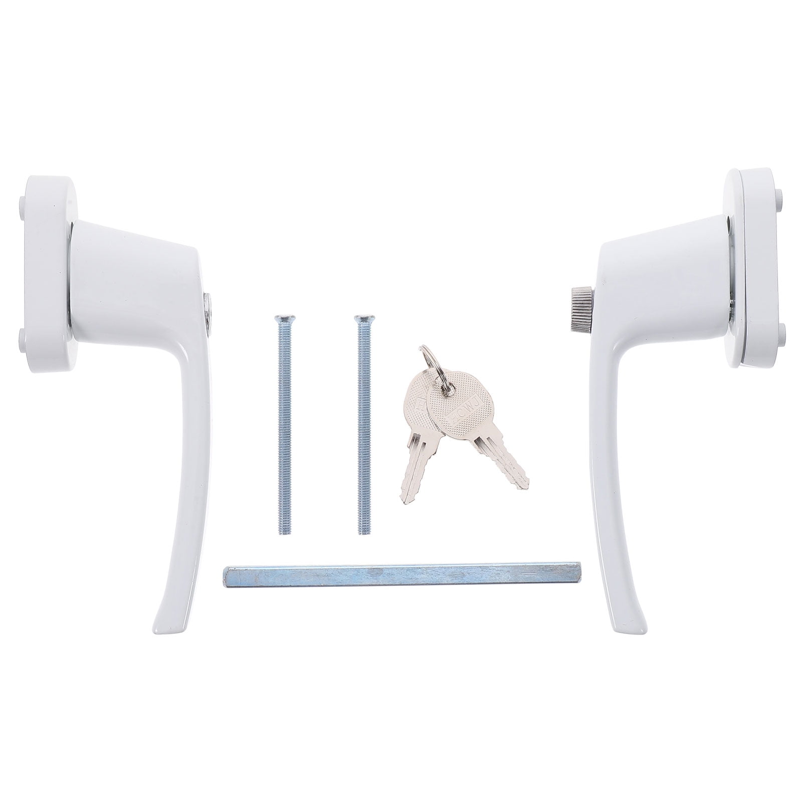 ETEREAUTY Two-end Lever Lock Solid Thickened Crank Handle with Keys for ...