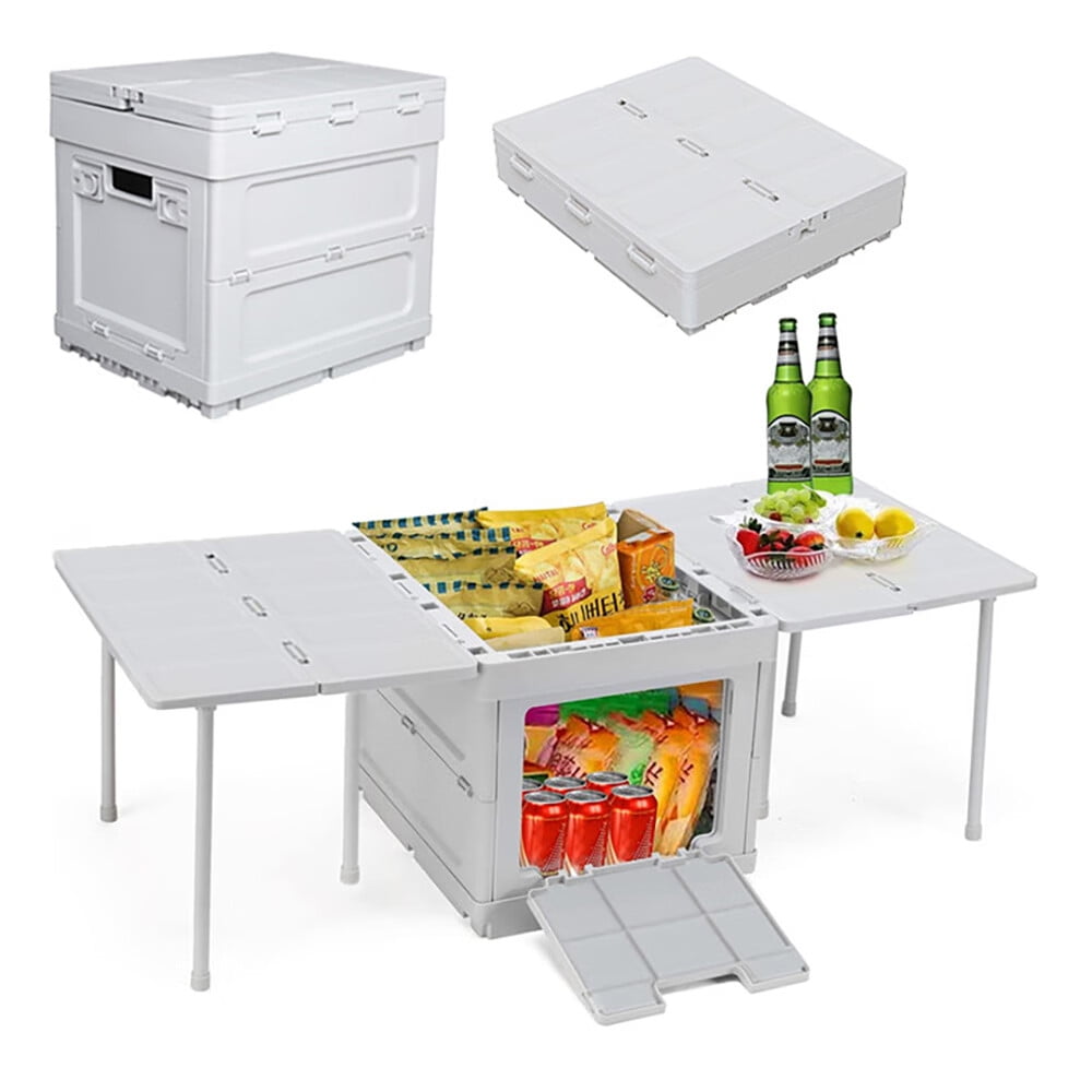 ETERSTARLY Outdoor Storage Box, Stackable Storage Bins, Multifunction ...