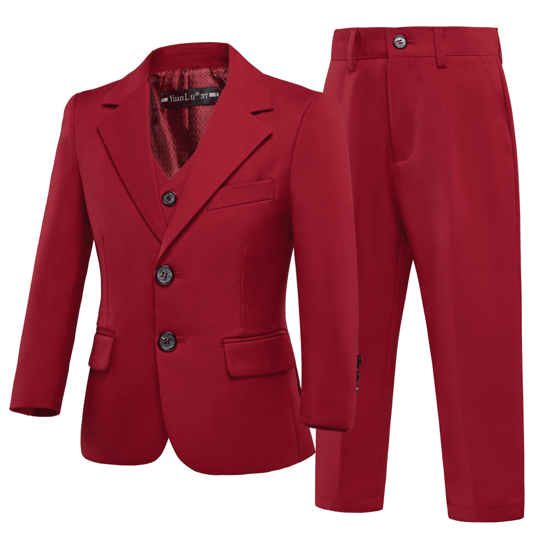 ETHAN 3 Picec Boys Suit Slim Fit Elegant for Homecoming Wedding Party ...