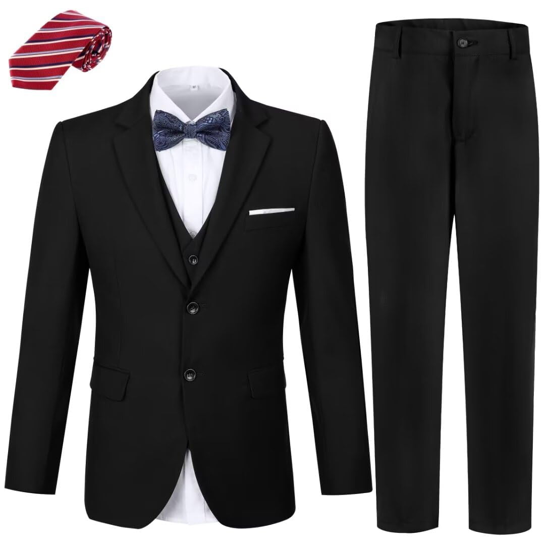 ETHAN 7 Pieces First Communion Boys Outfit Set Kids Suit for Wedding ...