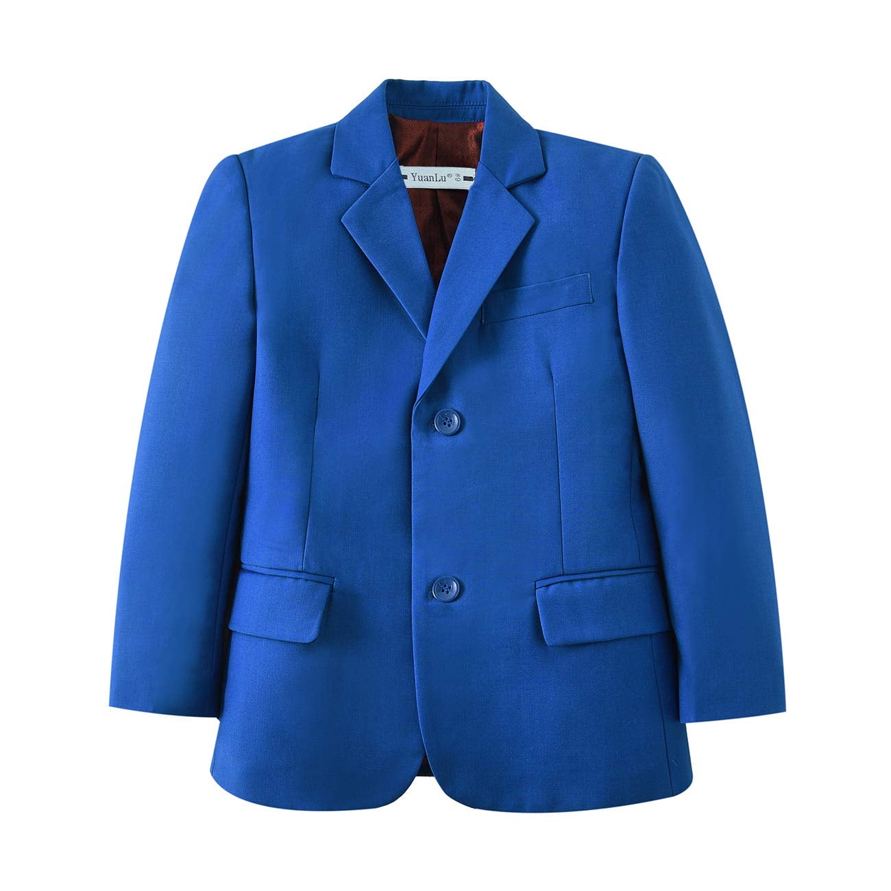 ETHAN Boys Formal Blazer School Jacket Royal Blue Plaid 3T - Walmart.com