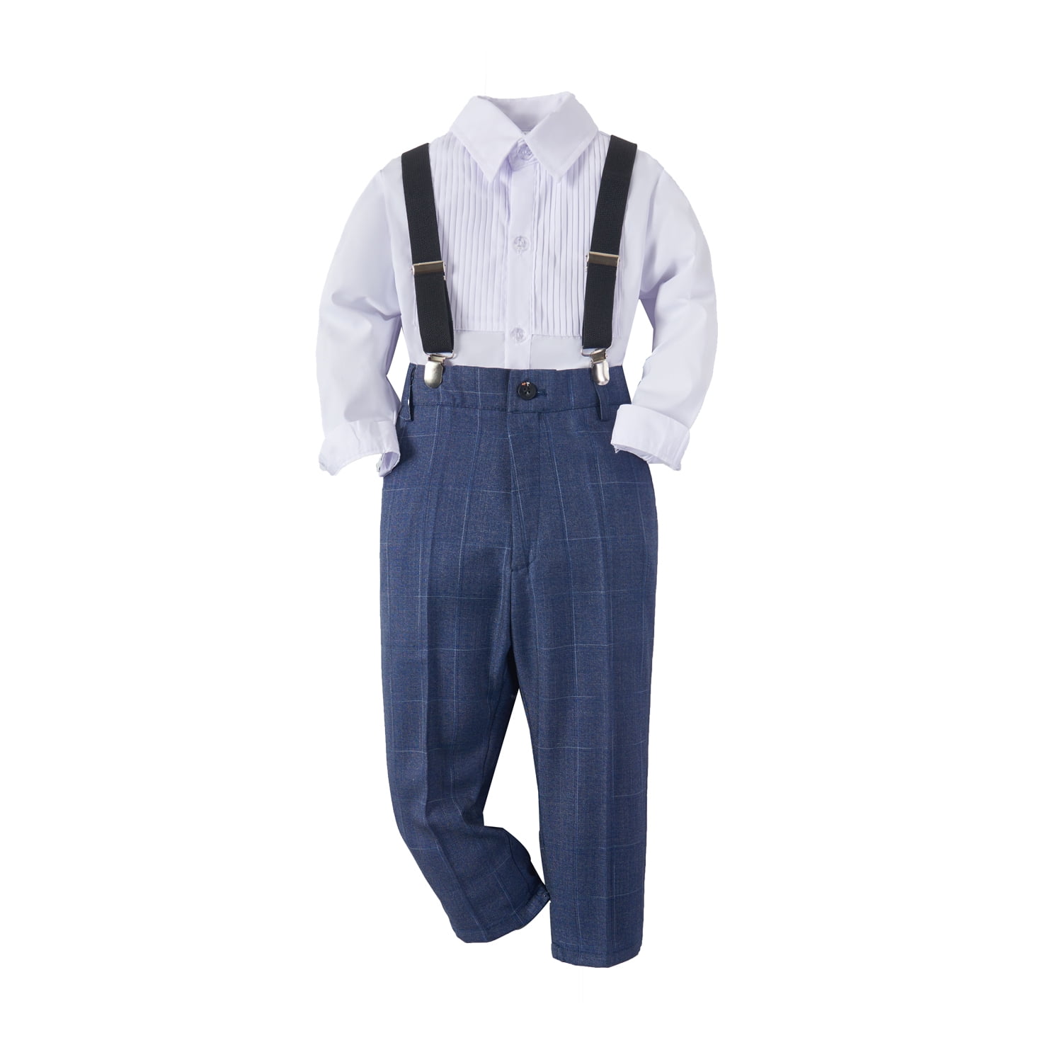 ETHAN Boys Plaid Dress Clothes Boys Suspenders Age 10-12 Years for ...