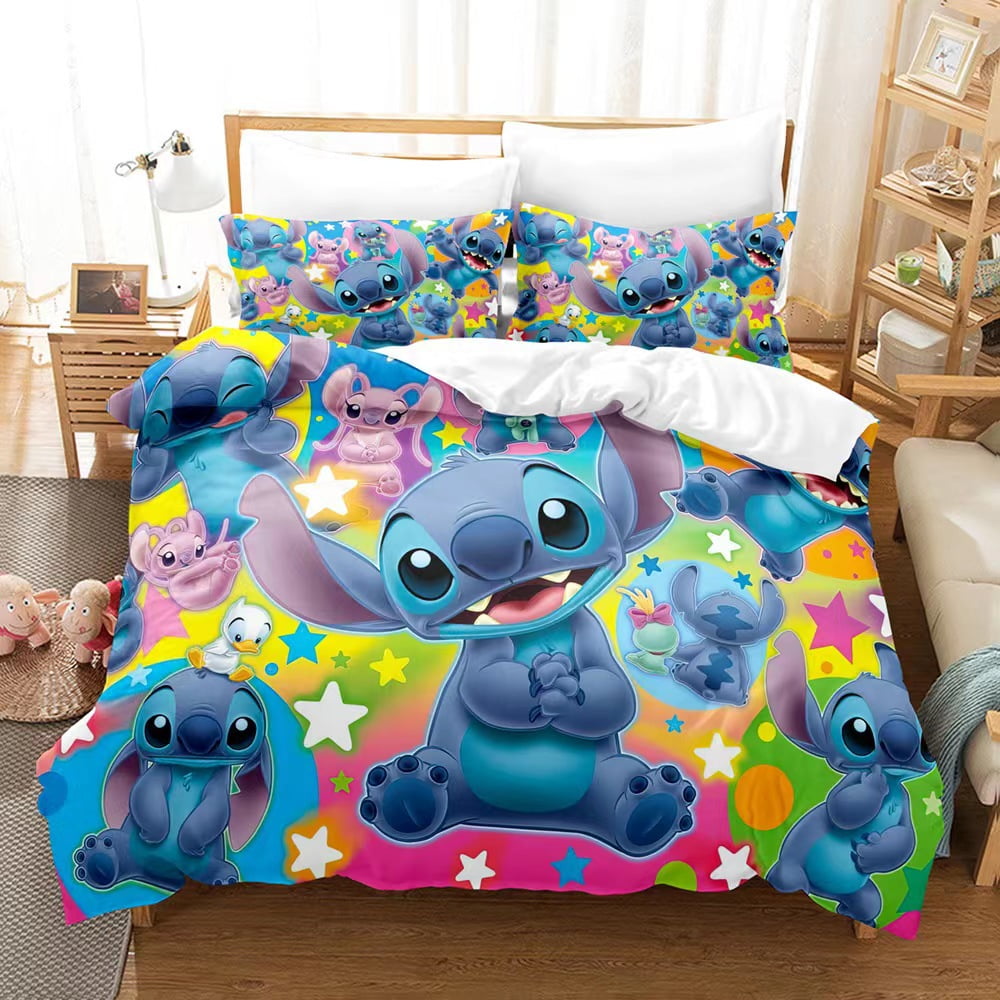 ETHAN Cute Cartoon 3 Piece Bedding Anime Cute Duvet Cover Sets Super ...