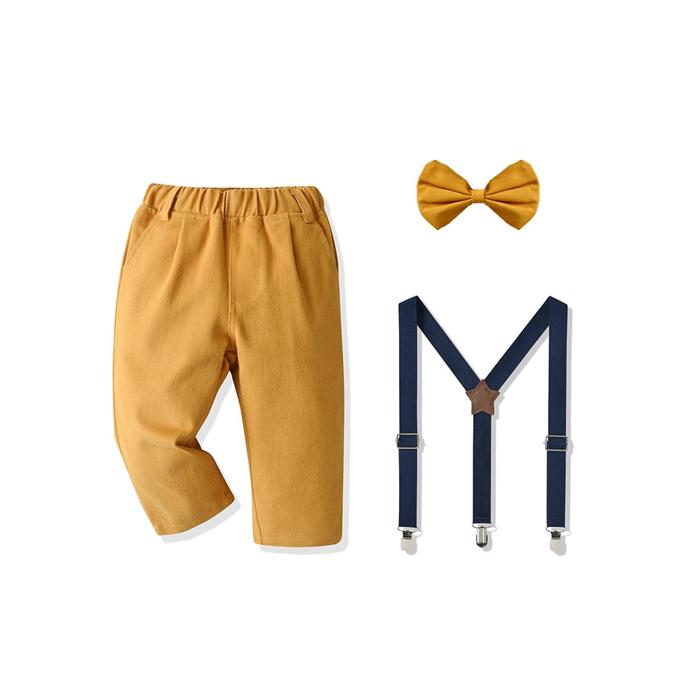 ETHAN Kids Summer Clothes Suit Toddler Boy Supender Adjustable Strap ...