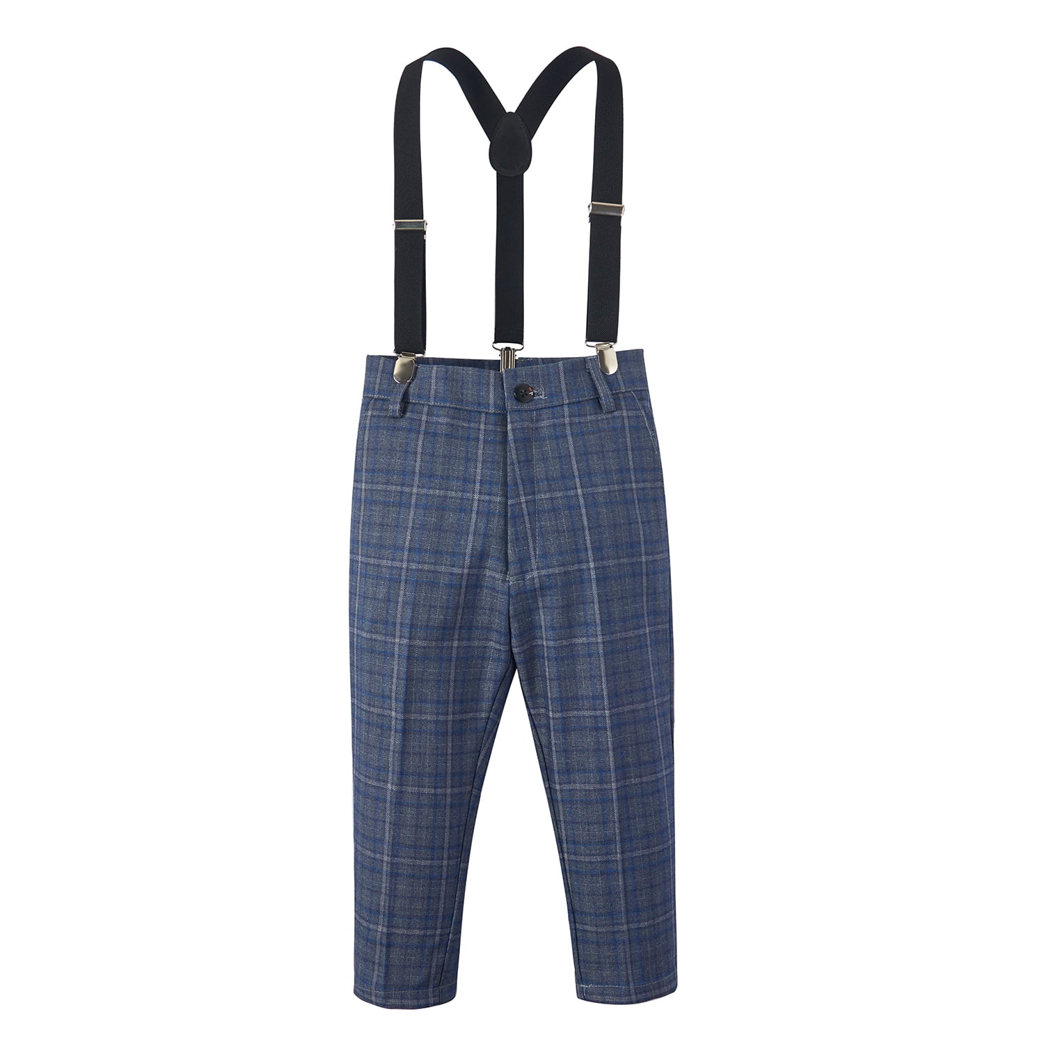 ETHAN Kids Suspenders Set - Adjustable Polyester Suspender for Boys ...