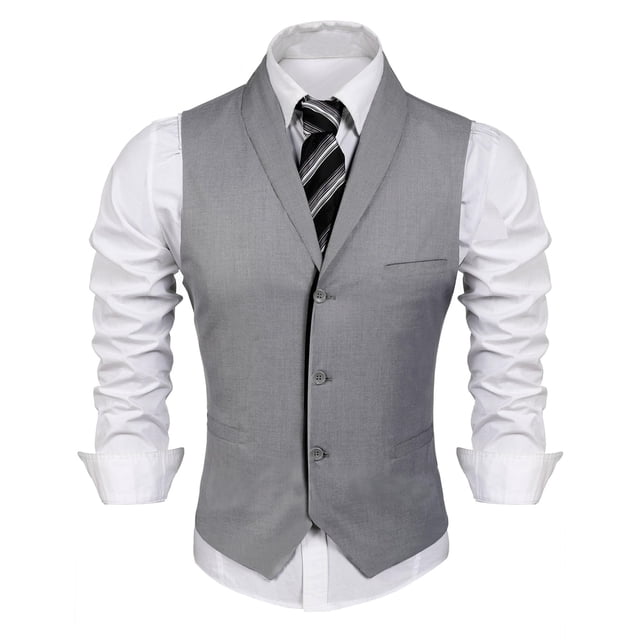 ETHAN Mens Vests Dress Business Suit for Men Formal Corset Vest for Men ...
