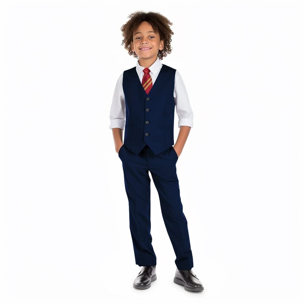 ETHAN Teens Boys 2 Piece Suit for Wedding Formal Slim Fit Tuxedo Suit ...