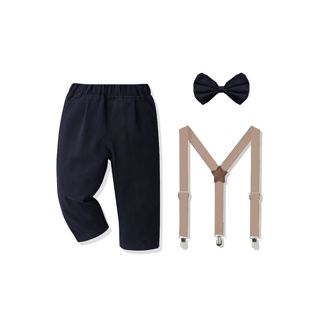 ETHAN Toddler Boy Set with Pant and Tie Casual Daily Wear Kids Summer ...