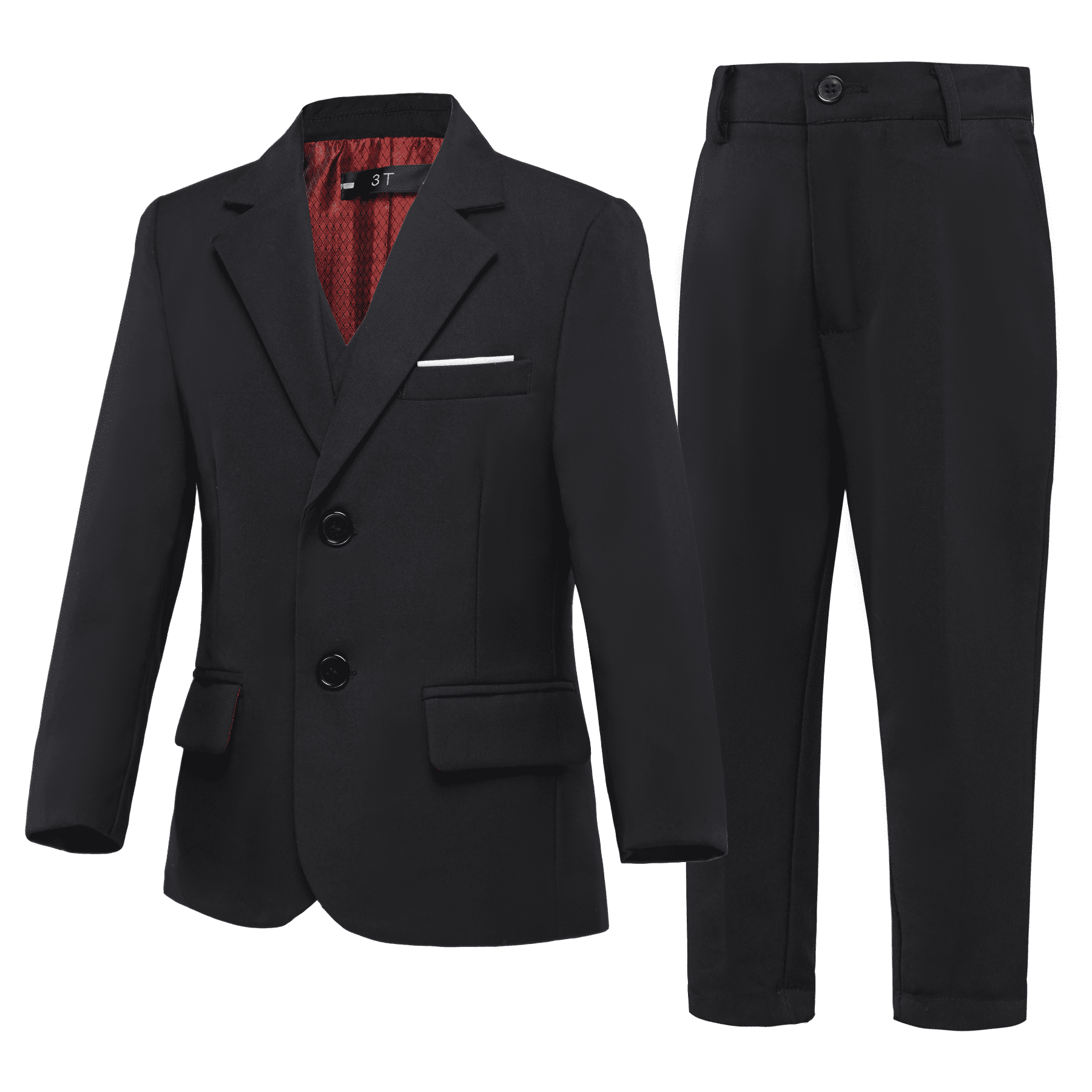 ETHAN Toddler Boy Suit Colorful Formal Suits 3 Piece Slim Fit Dresswear ...