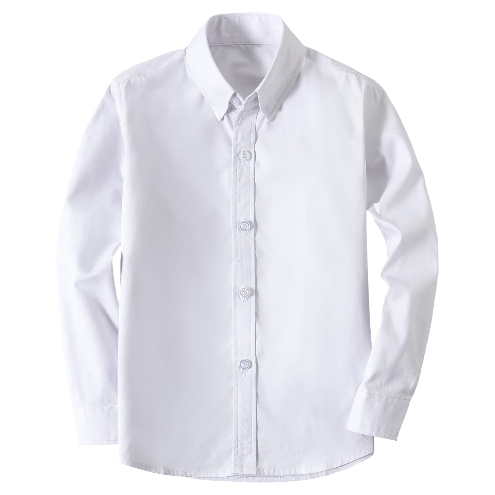ETHAN Toddler Boys' Oxford Dress Shirts Button Down Long Sleeve Casual ...